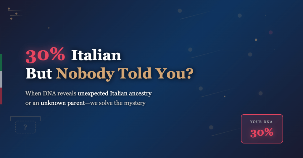 When Your DNA Says "Italian" But You Don't Know Which Parent: Solving ...
